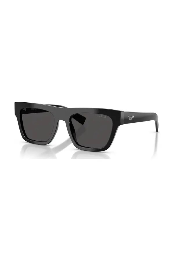 Prada Rectangle Frame Sunglasses - Black