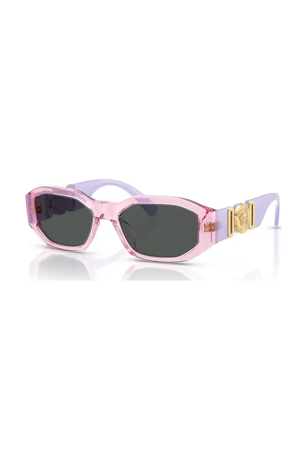 Versace Sunglasses Irregular Acetate Frame - Violet