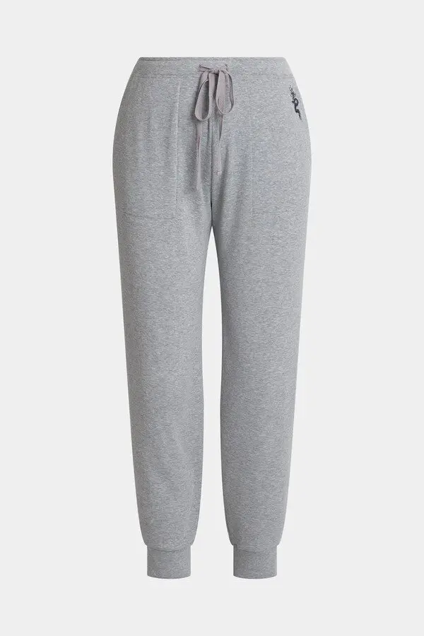 Natori Cocoon Brushed French Terry Joggers - Grey