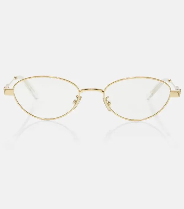 Dior Diorcannageo B3u Oval Sunglasses - Gold