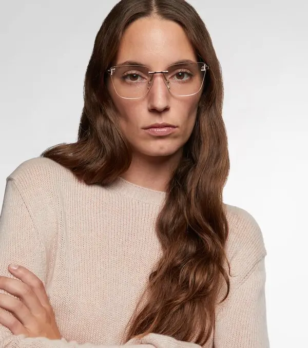 Fendi Crystal Cat-eye Glasses