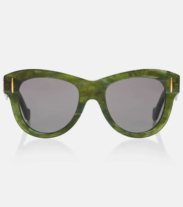 Loewe Anagram Cat-eye Sunglasses - Green