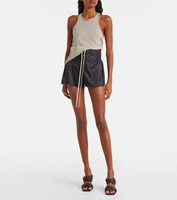 Rick Owens Mid-rise Drawstring Shorts