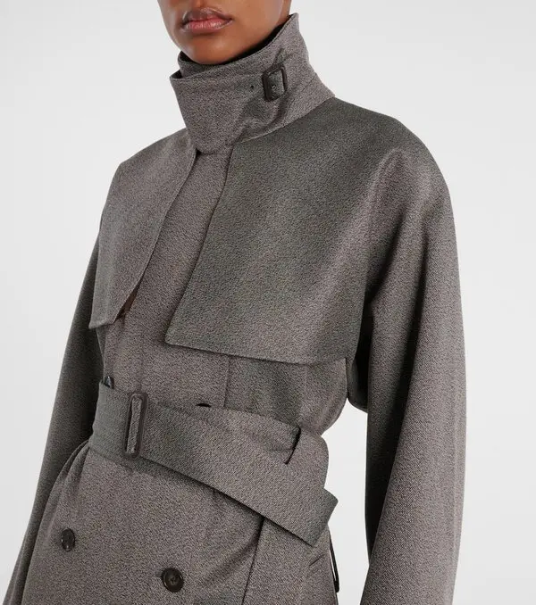 THE ROW Rhydian Virgin Wool Gabardine Trench Coat
