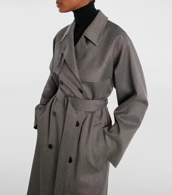 THE ROW Rhydian Virgin Wool Gabardine Trench Coat