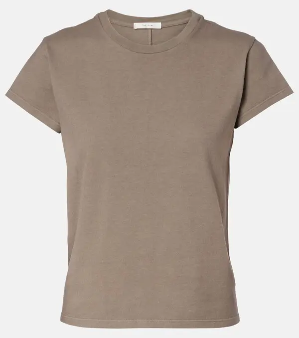 THE ROW Tori Cotton T-shirt - Brown