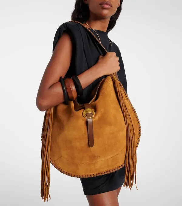 Isabel Marant Oskan Suede Shoulder Bag
