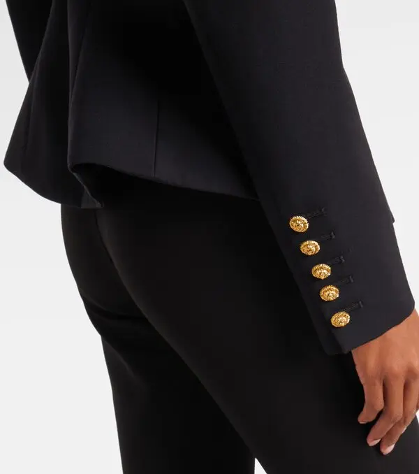 Balmain Virgin Wool Single-breasted Blazer