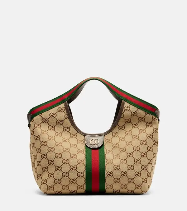 Gucci Giglio Gg Canvas Small Tote Bag