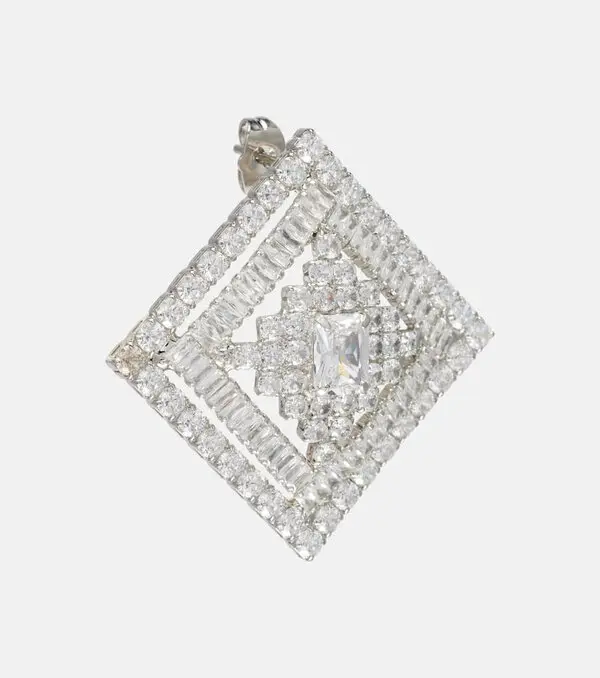 Rebecca Vallance Louise Crystal-embellished Earrings