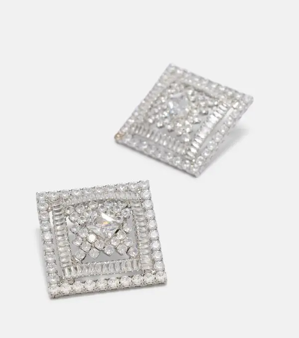 Rebecca Vallance Louise Crystal-embellished Earrings