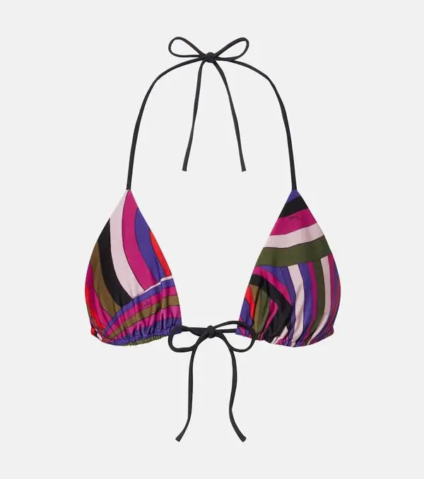 Emilio Pucci Iride Bikini Top - Multicoloured