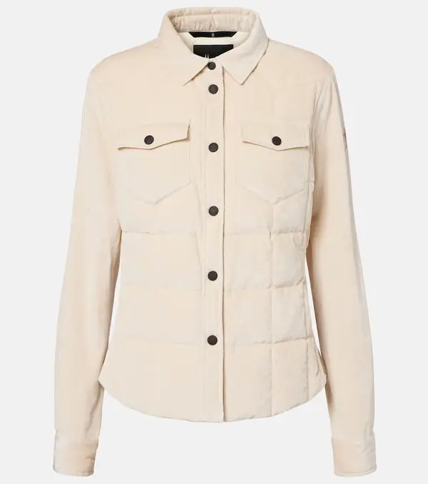 Moncler Nangy Cotton-blend Down Overshirt