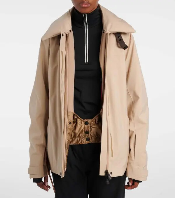Moncler Vizelles Shearling-trimmed Down Jacket