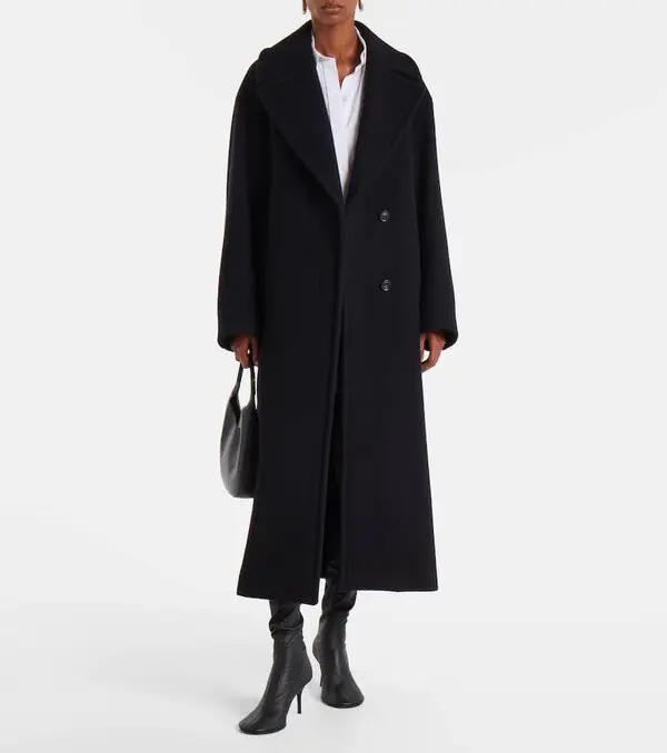 Sportmax Virgin Wool Wrap Coat