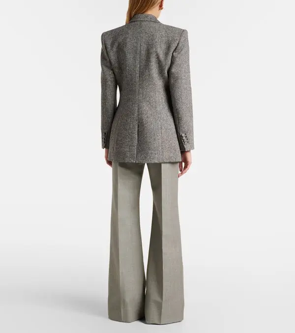 Valentino Garavani Double-breasted Wool-blend Blazer