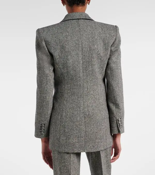 Valentino Garavani Double-breasted Wool-blend Blazer