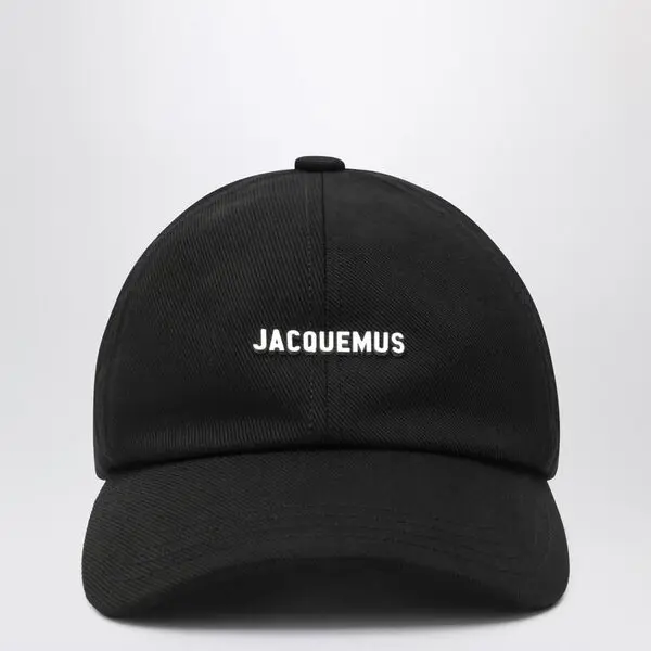 Jacquemus Logo Baseball Cap - Black