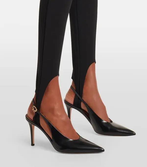 Balmain Jersey Stirrup Leggings