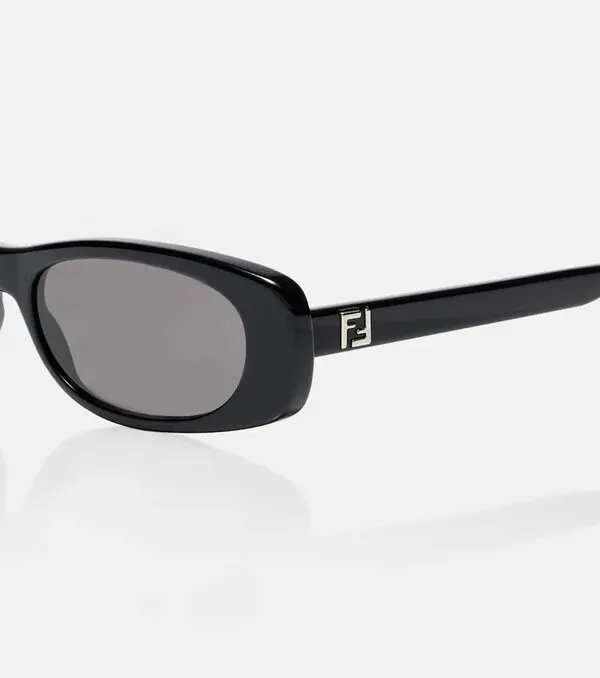 Fendi Ff Squared Oval Sunglasses
