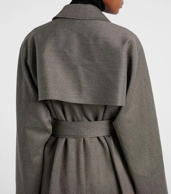 THE ROW Virgin Wool Gabardine Trench Coat