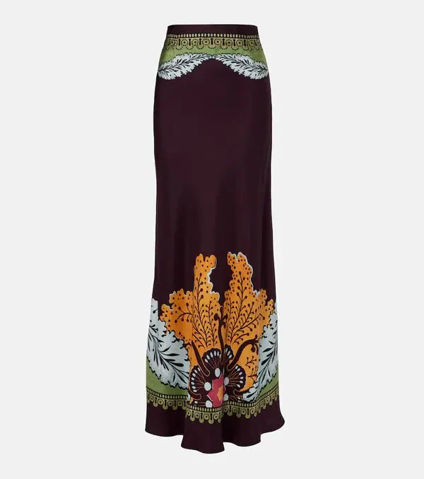 La DoubleJ Sleek Placee Maxi Skirt - Multicoloured