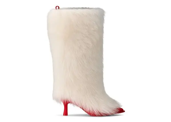 UGG Heel Ambush Boots - White/red