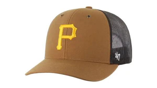 '47 X Carhartt Mlb Pittsburgh Pirates Trucker Cap - Brown