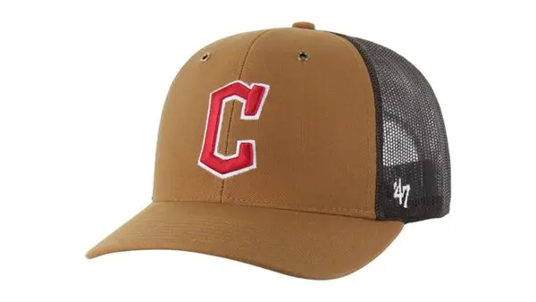 '47 X Carhartt Mlb Cleveland Guardians Trucker Cap - Brown