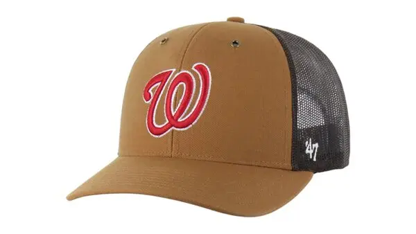 '47 X Carhartt Mlb Washington Nationals Trucker Cap - Brown