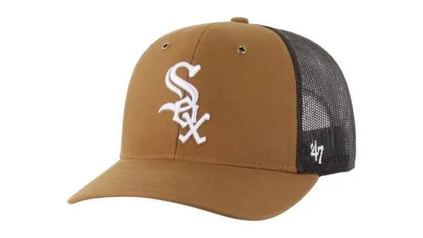 '47 X Carhartt Mlb Chicago White Sox Trucker Cap - Brown