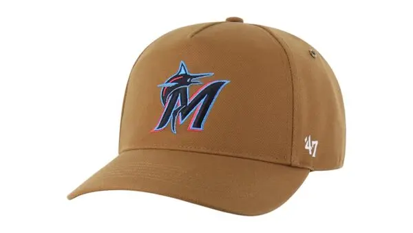 '47 X Carhartt Mlb Miami Marlins Hitch Cap - Brown