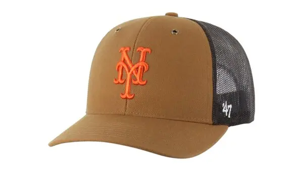 '47 X Carhartt Mlb New York Mets Trucker Cap - Brown