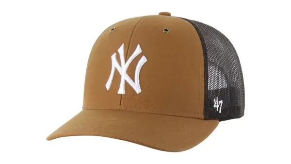 '47 X Carhartt Mlb New York Yankees Trucker Cap - Brown