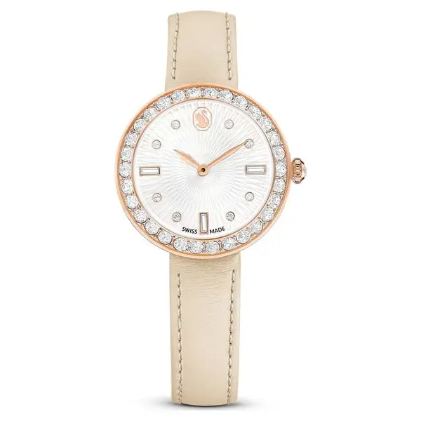 SWAROVSKI Matrix Tennis 7-link Watch - Beige