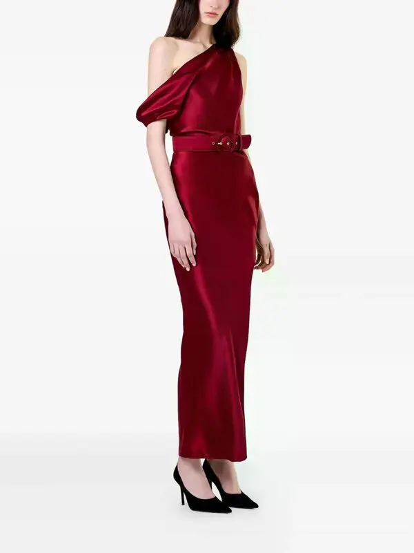 NICHOLAS Ertha One-shoulder Maxi Dress - Red
