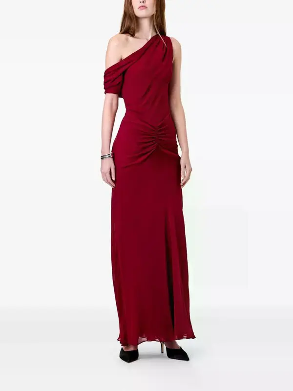 NICHOLAS Elza One-shoulder Maxi Dress - Red