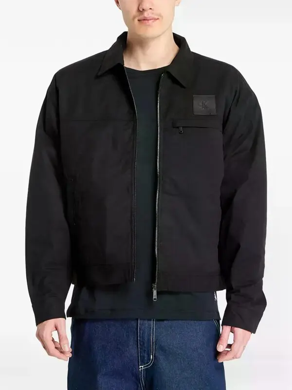 Calvin Klein Zip-up Shirt Jacket