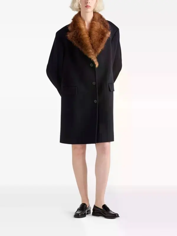 Prada Single-breasted Cloth Coat