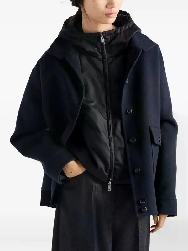 Prada Hooded Jacket - Black
