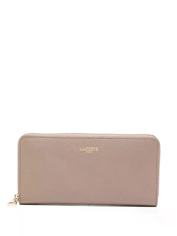 Lacoste Logo-print Leather Wallet - Brown