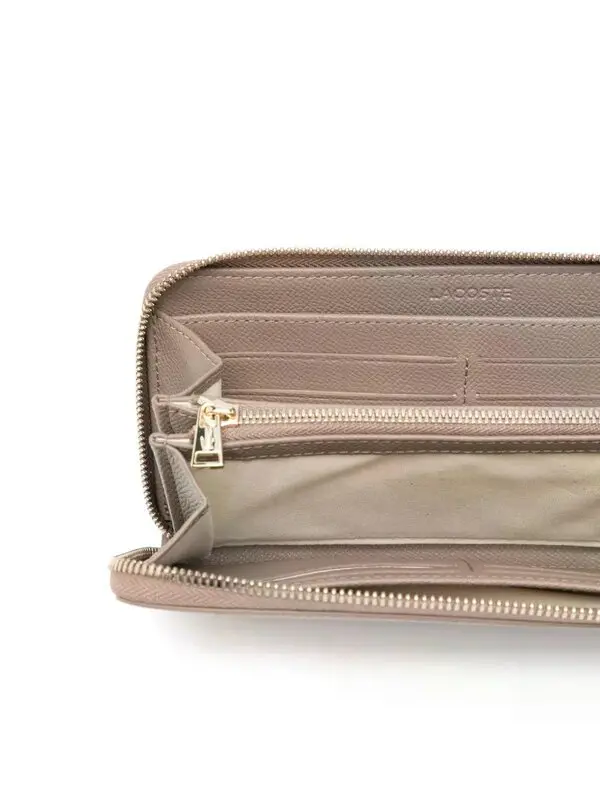 Lacoste Logo-print Leather Wallet - Brown