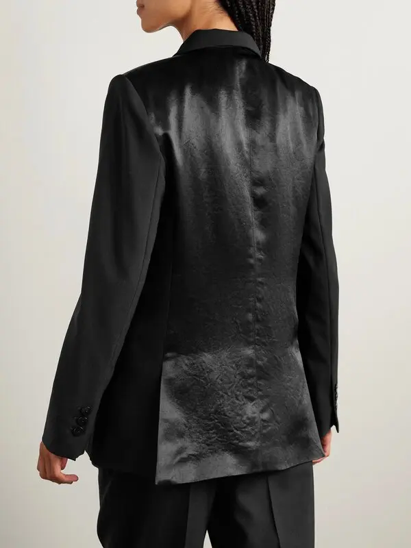 Maria Mcmanus Convertible Double-breasted Blazer - Black