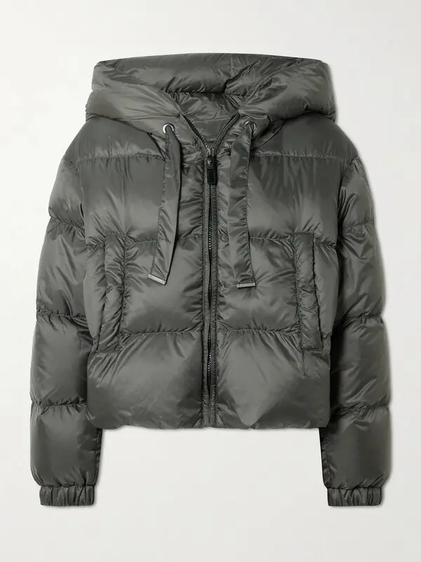 Max Mara The Cube Seie Hooded Quilted Down Jacket