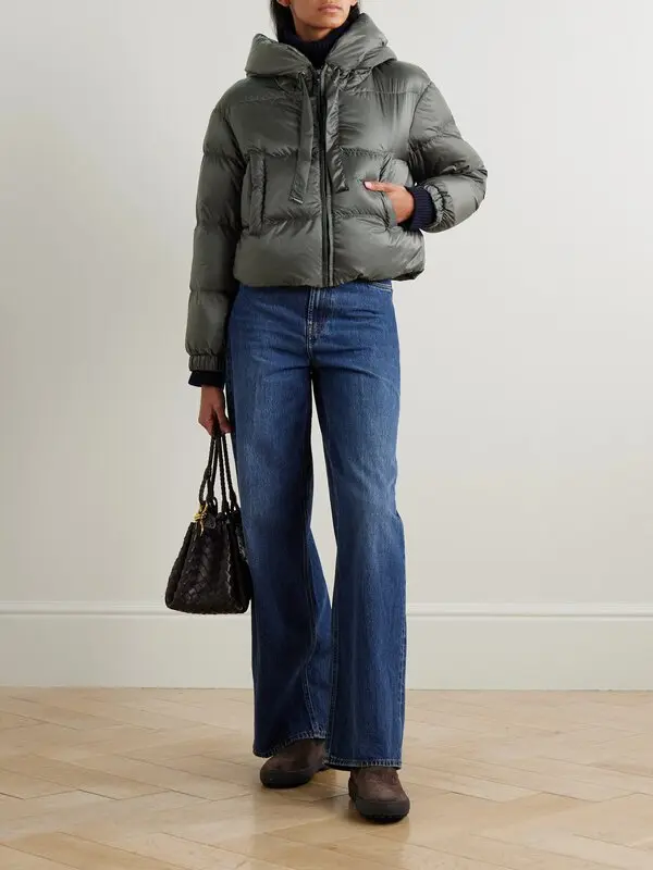 Max Mara The Cube Seie Hooded Quilted Down Jacket