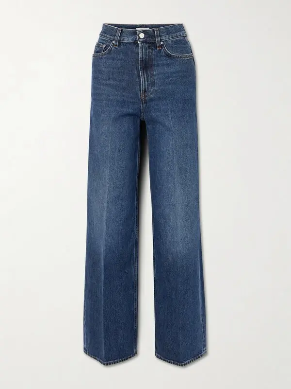 TOTÊME - TOTEME High-Rise Wide-Leg Organic Jeans