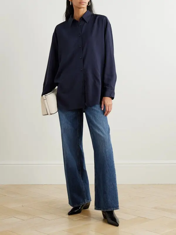 TOTÊME - TOTEME High-Rise Wide-Leg Organic Jeans