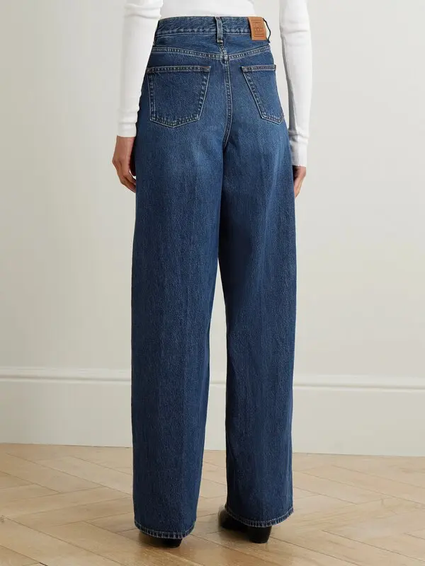 TOTÊME - TOTEME High-Rise Wide-Leg Organic Jeans