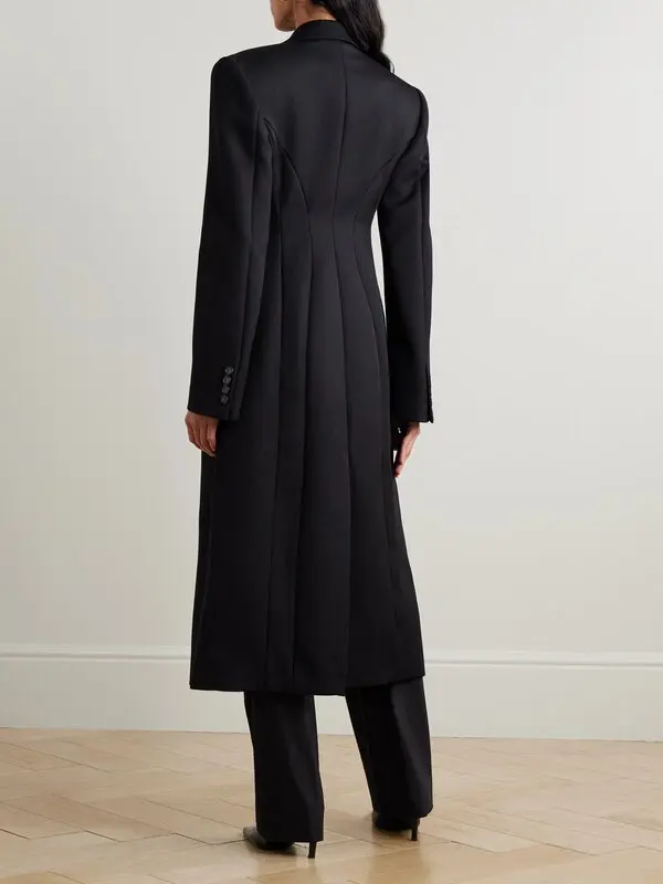 Stella McCartney Double-breasted Coat - Black