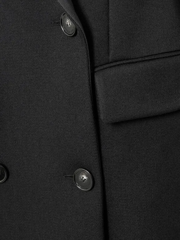Stella McCartney Double-breasted Coat - Black